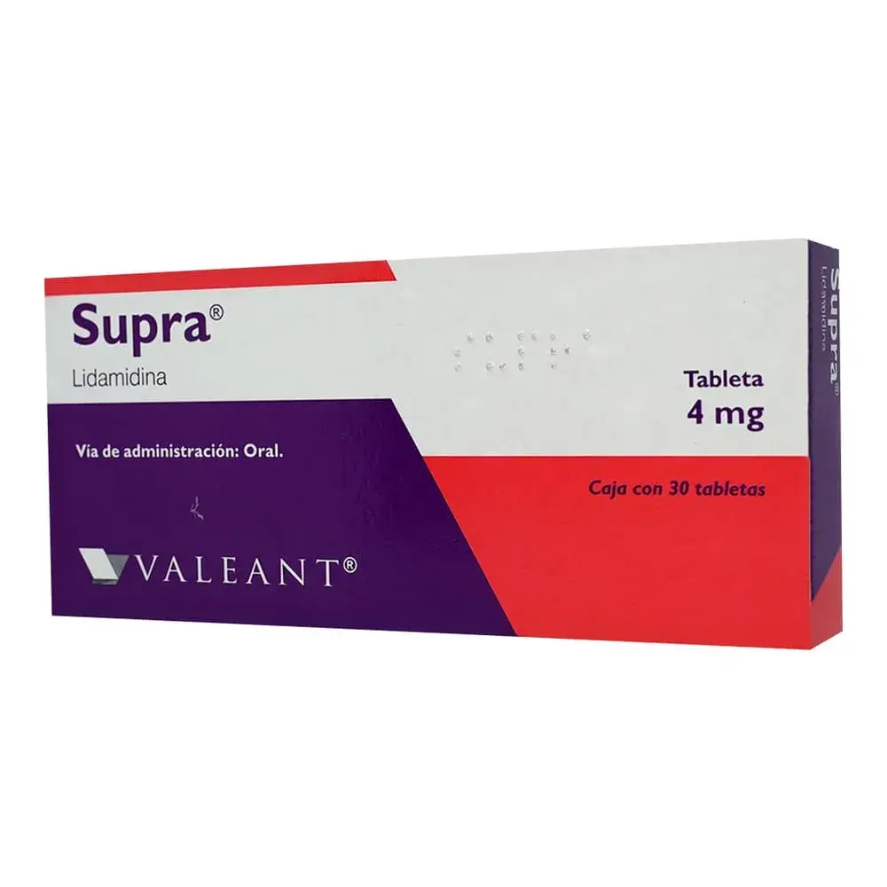 SUPRA 4 MG TABLETAS CON 30 | Farmacias MV